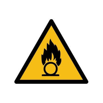 Pictogramsticker "Oxiderende Stoffen"