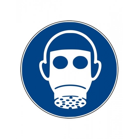 pictogramsticker adembescherming verplicht